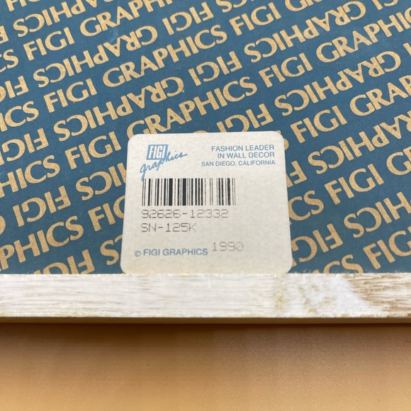 Figi Graphics | Art | Vintage 99 Figi Graphics Hand Cast Paper Wall Art ...